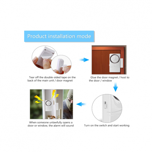 ALARMA MAGNETICA PARA PUERTAS Y VENTANAS – RAPIDSHOP.DO